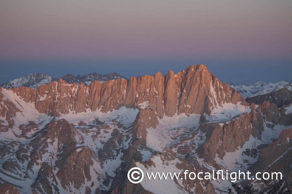Photographing Mt Whitney From the Air
